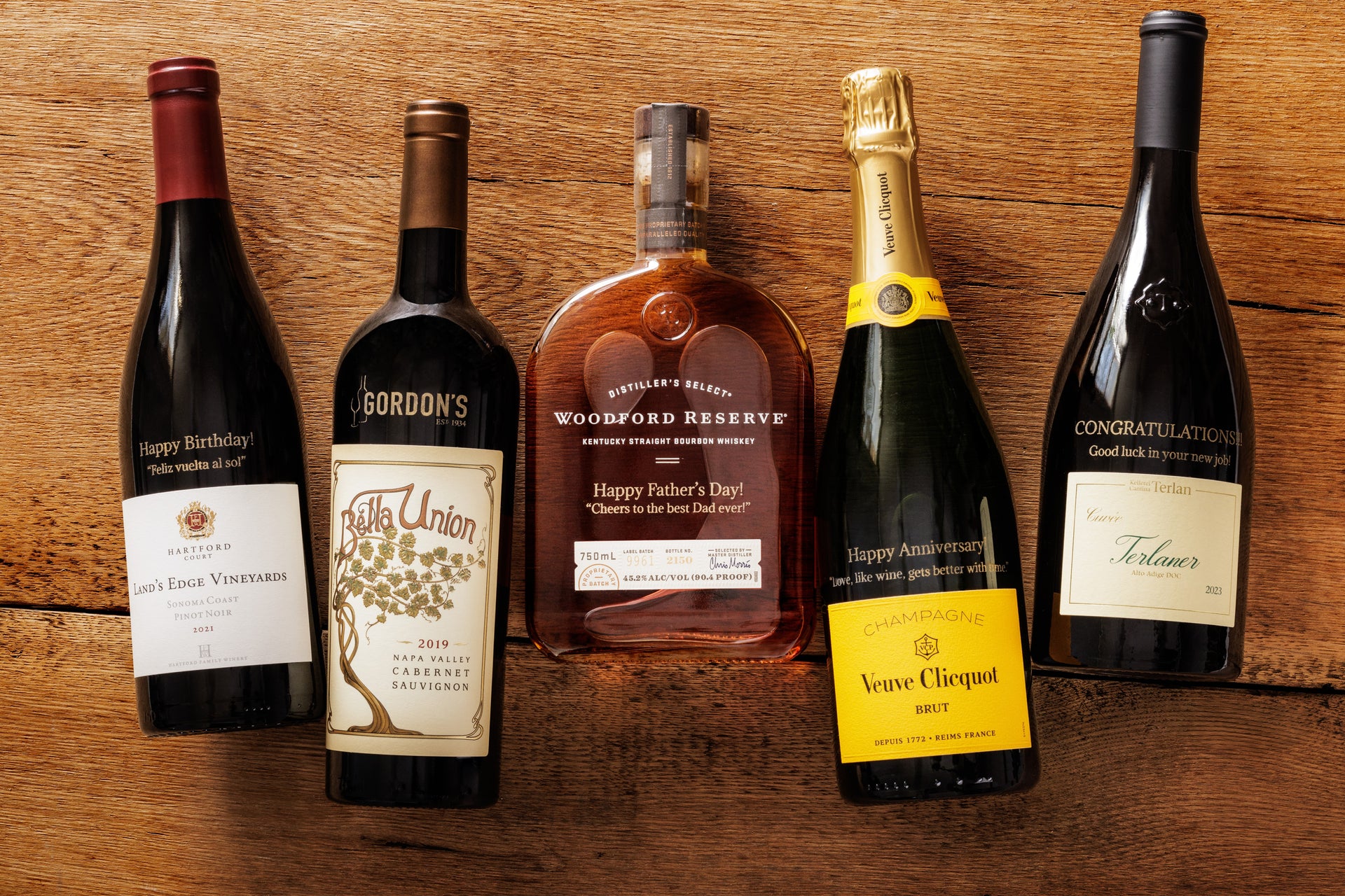 Personalized Wine & Liquor Bottle Engravings | Gordon's – Gordon's Fine ...