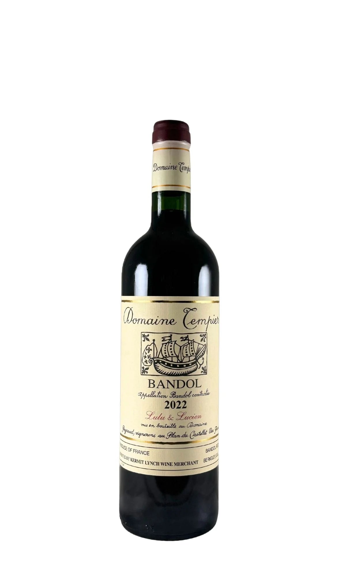 Tempier Bandol Lulu & Lucien Rouge 2022 750ml – Gordon's Fine Wine